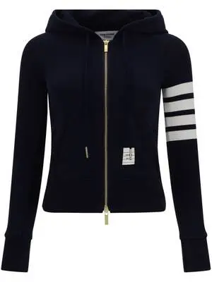 Thom Browne 4-bar Stripe Hoodie - Blue