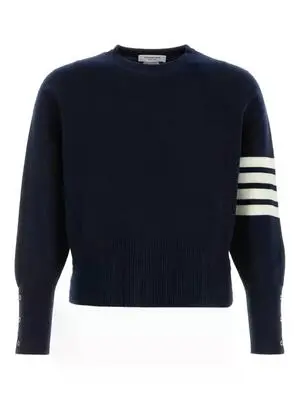 Thom Browne 4-bar Cashmere Jumper - Blue
