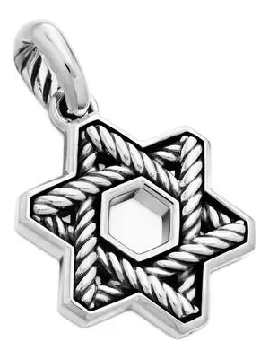 David Yurman Sterling Star Of David Amulet - Silver
