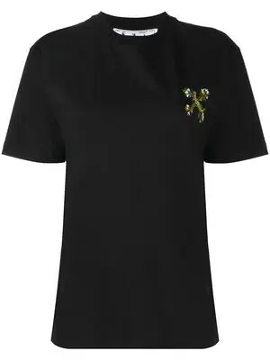 Off-White Embroidered Arrow T-shirt