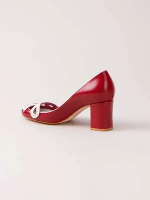 STUDIO CHOFAKIAN Leather Pumps