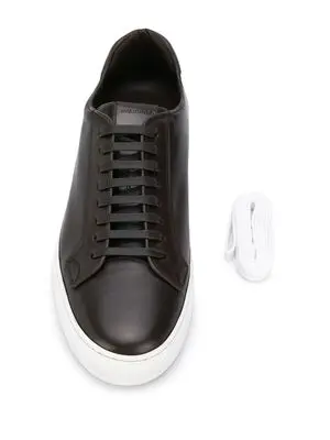 SCAROSSO Ugo Low Top Sneakers - Brown