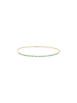 SUZANNE KALAN 18kt Yellow Emerald Choker - Gold