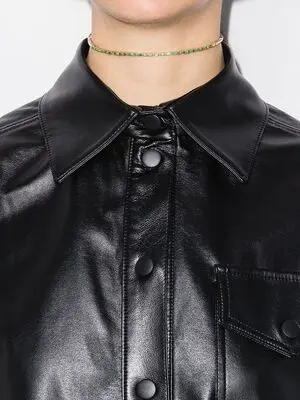 SUZANNE KALAN 18kt Yellow Emerald Choker