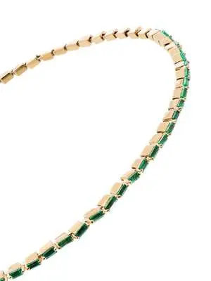 SUZANNE KALAN 18kt Yellow Emerald Choker