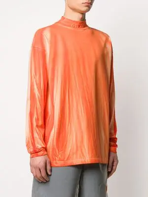 Heron Preston Stonewashed Turtleneck Top