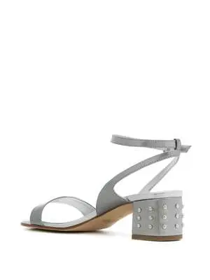 TOD'S Strappy Block Heel Sandals