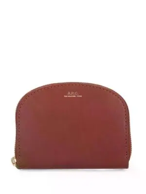 A.p.c. Demi-lune Wallet - Brown