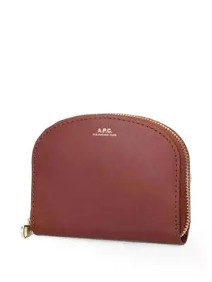 A.p.c. Demi-lune Wallet - Brown