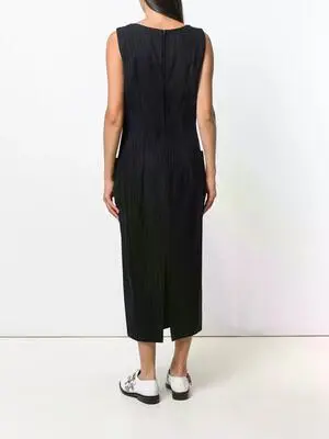 Comme Des Garçons 1992 Pinstriped Midi Dress