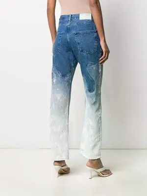 Off-White Bleached Baggy Jeans