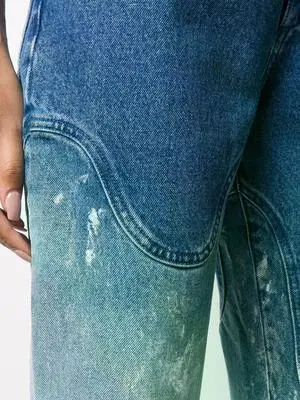 Off-White Bleached Baggy Jeans