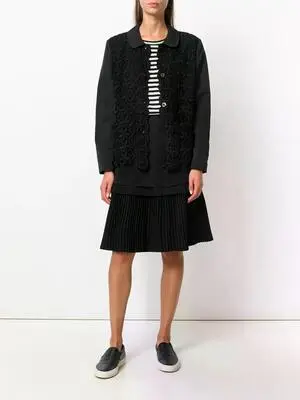 Comme Des Garçons Layered Pleated Skirt