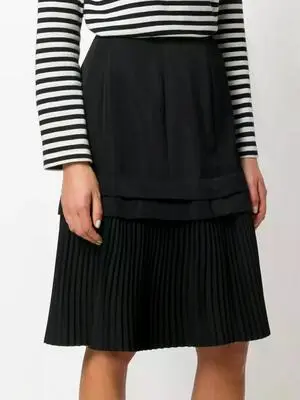 Comme Des Garçons Layered Pleated Skirt