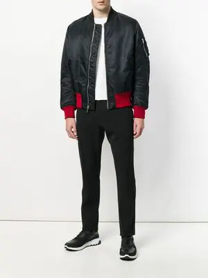 Calvin Klein Contrast Hem Bomber Jacket