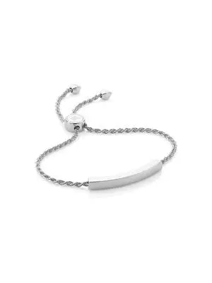 Monica Vinader Linear Chain Bracelet - Silver
