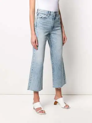 SLVRLAKE Mid-rise Cropped Jeans