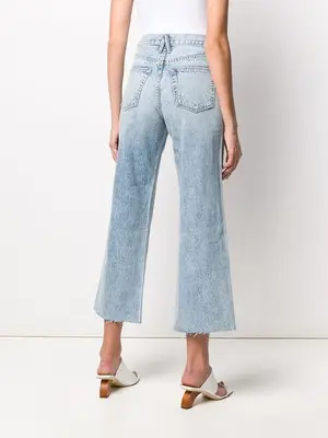 SLVRLAKE Mid-rise Cropped Jeans