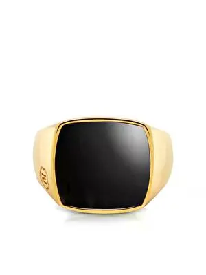 NIALAYA JEWELRY Onyx Cocktail Ring - Gold