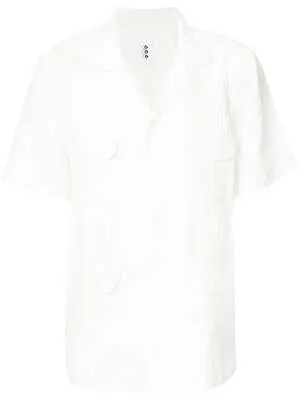 321 Pleat-detailing Short-sleeve Shirt