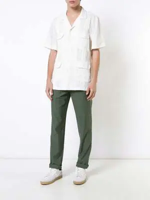 321 Pleat-detailing Short-sleeve Shirt