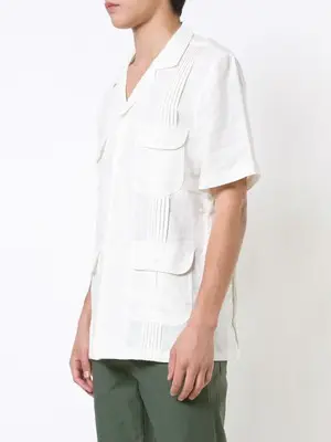 321 Pleat-detailing Short-sleeve Shirt