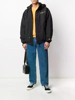 REEBOK Tom And Jerry Hooded Logo Jacket - Black