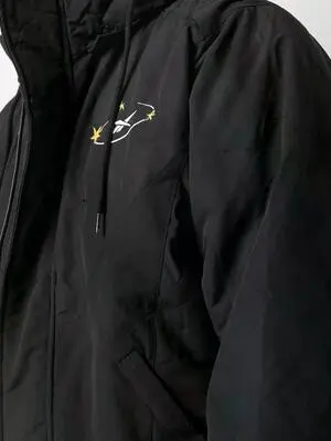 REEBOK Tom And Jerry Hooded Logo Jacket - Black