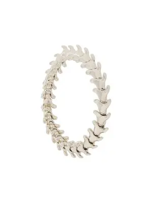 SHAUN LEANE Serpent Trace Wide Bracelet - Silver