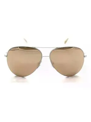 Victoria Beckham Pilot Frame Sunglasses - White