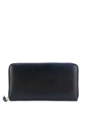 Comme Des Garçons Zip-around Leather Wallet - Black