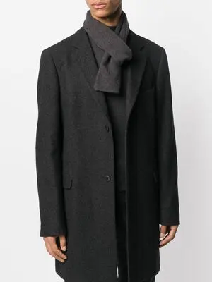 N.peal Herringbone Scarf - Brown