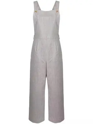 Comme Des Garçons Wide-leg Dungaree Jumpsuit - Grey
