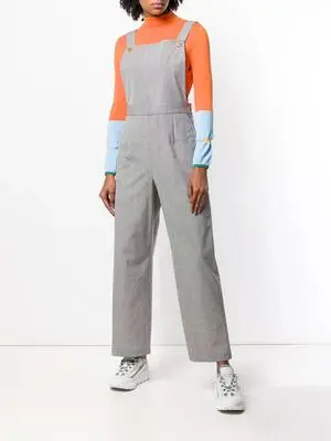 Comme Des Garçons Wide-leg Dungaree Jumpsuit