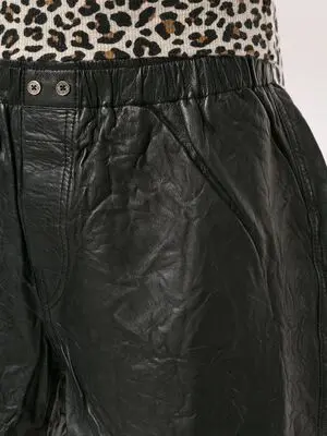 Zadig&Voltaire High-rise Crinkle Shorts - Black