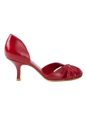 STUDIO CHOFAKIAN Round-toe 70mm Pumps