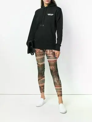 JEAN PAUL GAULTIER Printed Fitted Trousers