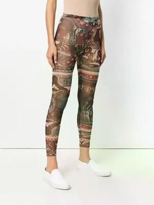 JEAN PAUL GAULTIER Printed Fitted Trousers