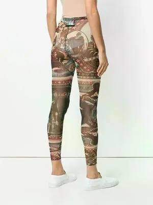 JEAN PAUL GAULTIER Printed Fitted Trousers
