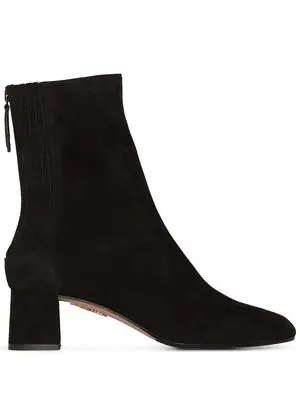 AQUAZZURA Saint Honore Suede Ankle Boots
