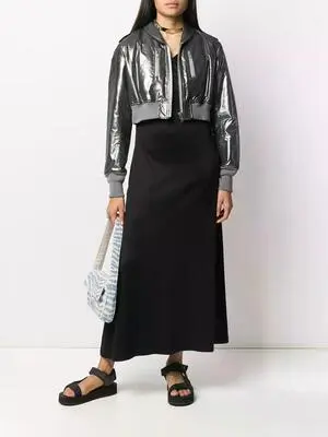 Yohji Yamamoto 1990s Stand-up Collar A-line Dress