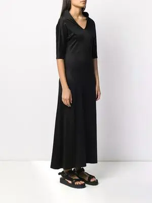 Yohji Yamamoto 1990s Stand-up Collar A-line Dress