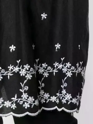Comme Des Garçons Embroidered Skirt Trousers