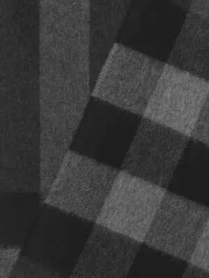 Burberry Plaid-check Fringed Cashmere Scarf