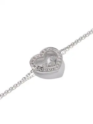 Chopard 18kt Happy Diamonds Icons Bracelet - Silver