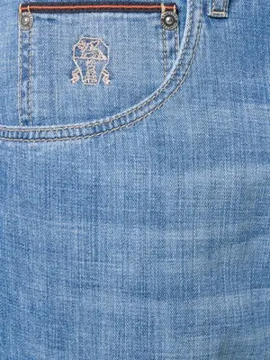 Brunello Cucinelli Mid-rise Straight Jeans - Blue