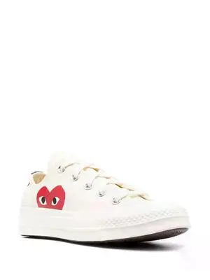 CONVERSE X COMME DES GARONS PLAY Heart Logo Sneakers - Neutrals