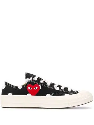 COMME DES GARÇONS PLAY X CONVERSE Chuck 70 Ox Sneakers - Black