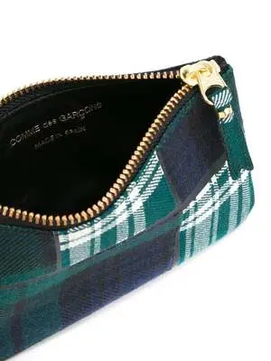 Comme Des Garçons Tartan Coin Purse