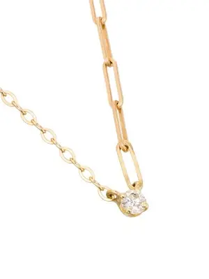 Yvonne Léon 18kt Mixed Chain Diamond Necklace - Gold